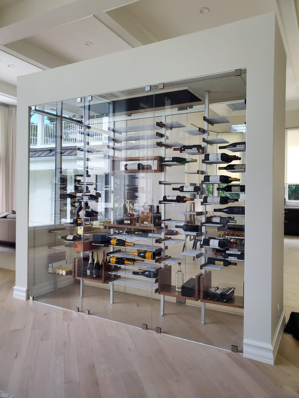Glass Wine Rooms | Factory Direct Glass and Mirror Coral Springs, FL